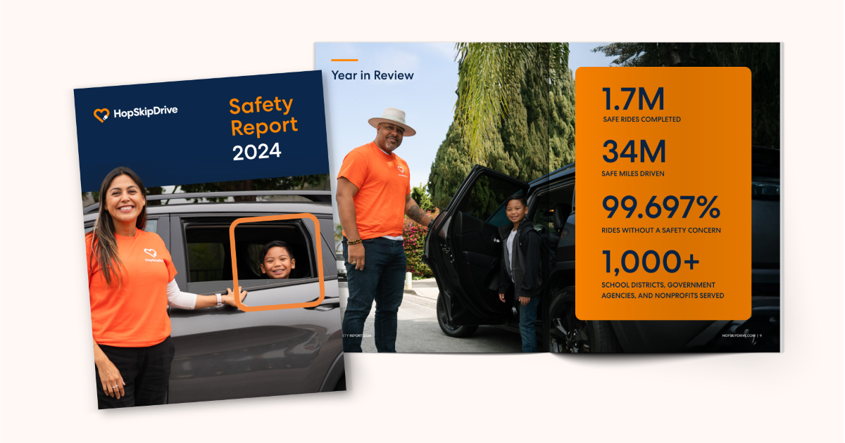 HopSkipDrive Safety Report 2024 | HopSkipDrive